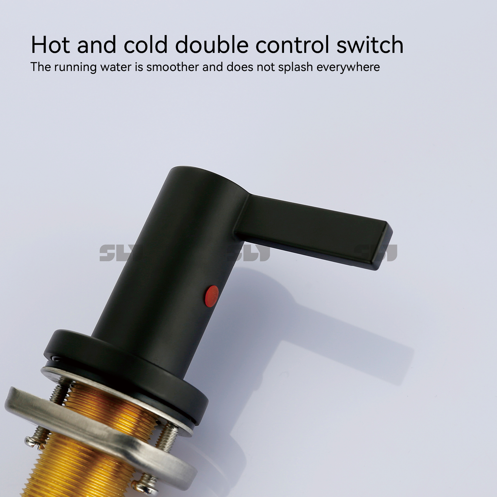 SLY Copper Cartridge Two Handle Widespread Basin Faucet for Bathroom ...