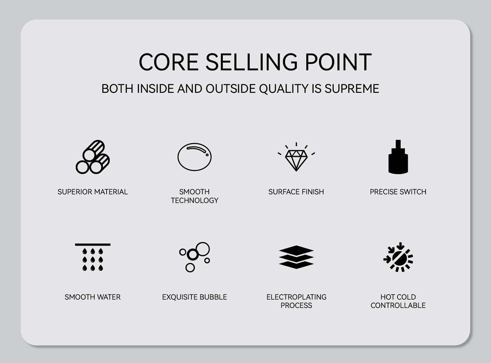 SLY Kaiping Matte Black and Gold Single Handle Basin Faucets - Buy ...